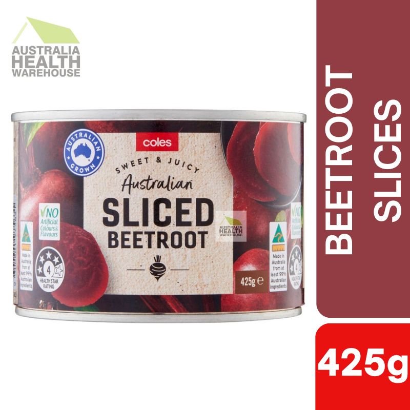 [Expiry Date: 01/06/2028] Coles Australian Sliced Beetroot 425g ...