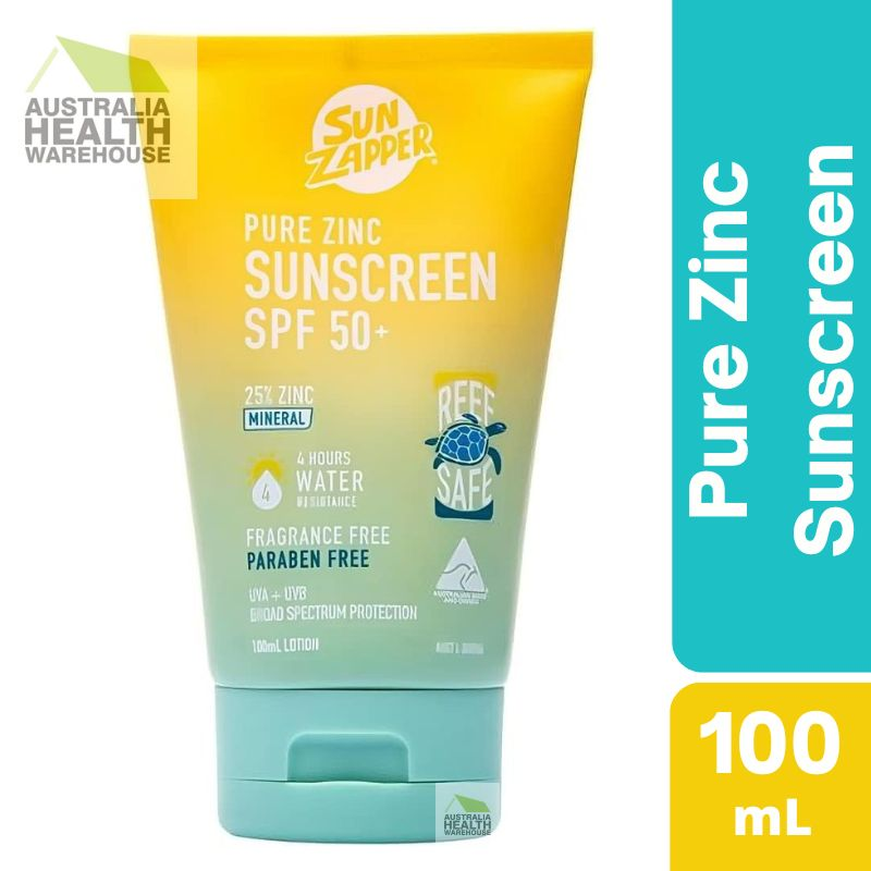[Expiry: 03/2026] Sun Zapper Pure Zinc Mineral Sunscreen SPF 50+ 100mL ...