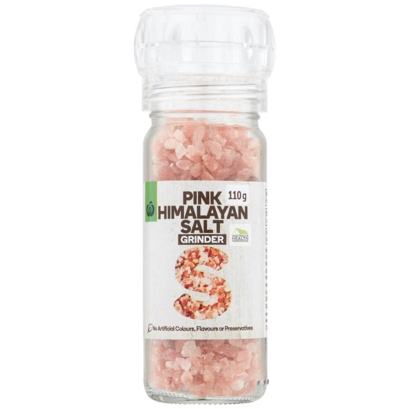 [Expiry: 02/2028] Woolworths Pink Himalayan Salt Grinder 110g ...