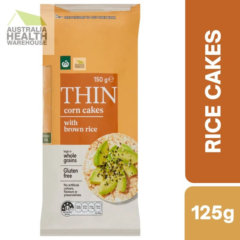 [Expiry: 10/2026] Woolworths Thin Corn Cake With Brown Rice 150g ...