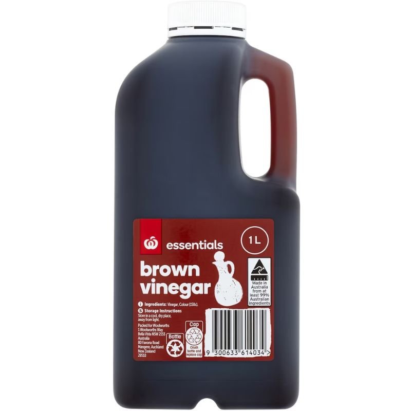 [Expiry: 04/07/2027] Woolworths Essentials Brown Vinegar 1 Litre ...