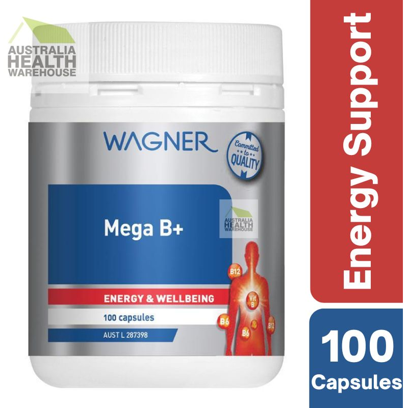 [Expiry: 07/2025] Wagner Mega B+ 100 Capsules – Australia Health Warehouse