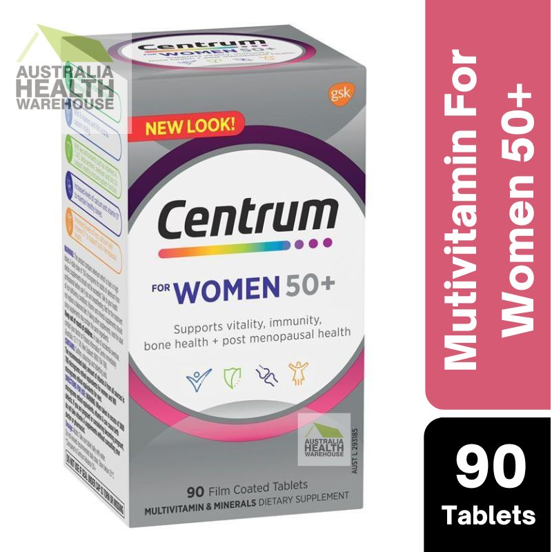 [Expiry: 06/2026] Centrum For Women 50+ Multivitamin 90 Tablets ...