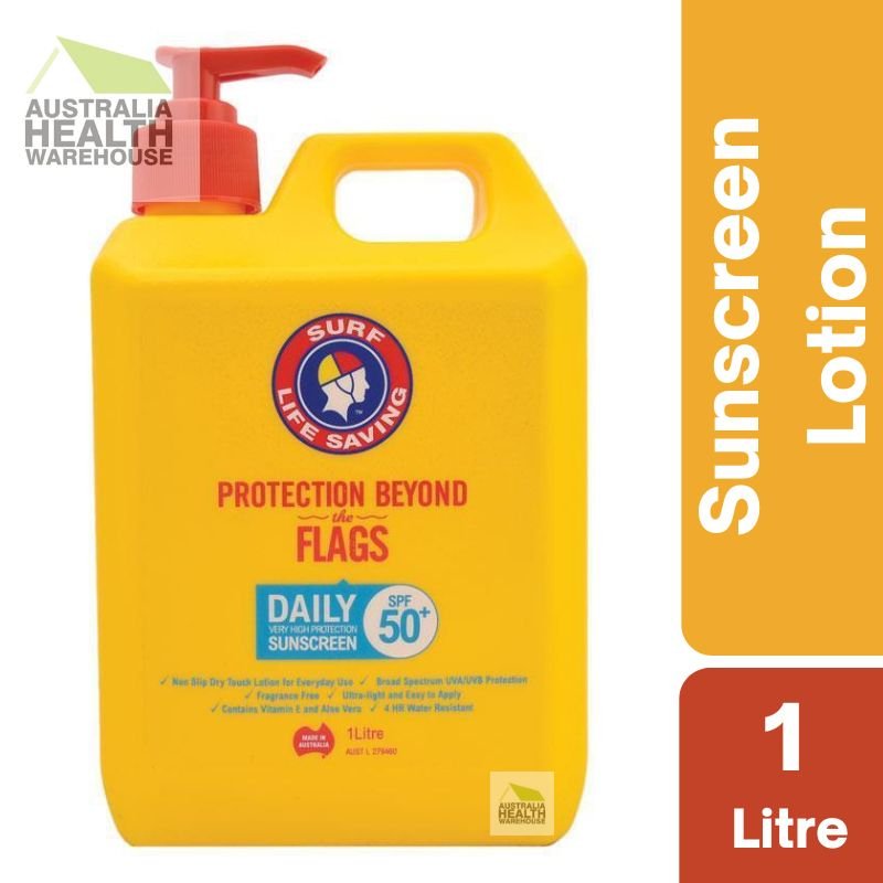 [Expiry: 11/2025] Surf Life Saving SPF50+ Sunscreen Lotion 1 Litre ...
