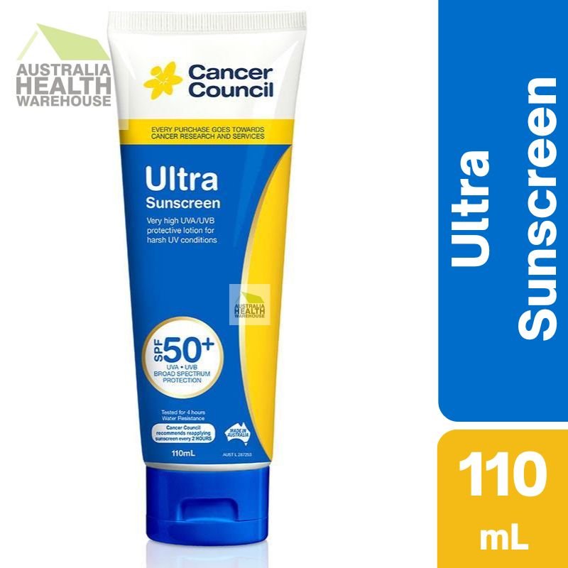 [Expiry: 08/2028] Cancer Council Ultra Sunscreen SPF 50+ Tube 110mL ...