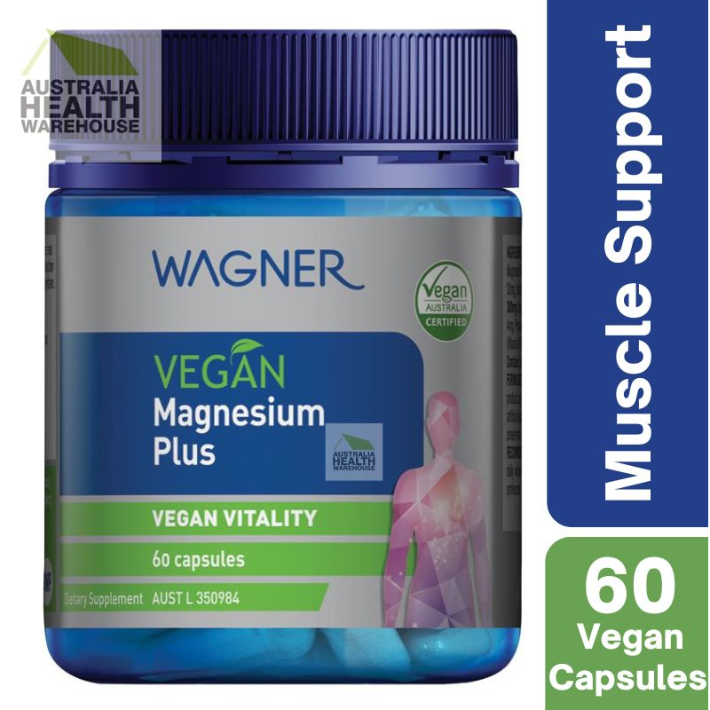 [CLEARANCE Expiry: 10/2025] Wagner Vegan Magnesium Plus 60 Capsules ...