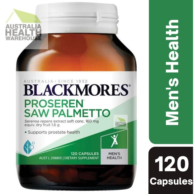 [Expiry: 05/2027] Blackmores Proseren Saw Palmetto 120 Capsules ...