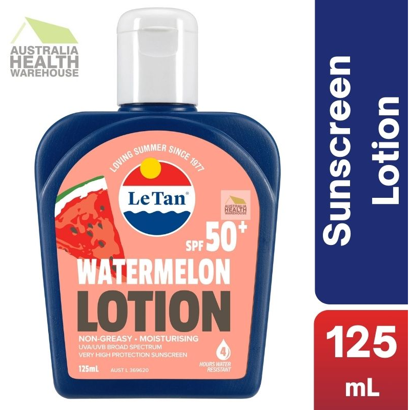 [Expiry: 11/2026] Le Tan SPF 50+ Watermelon Sunscreen Lotion 125mL ...